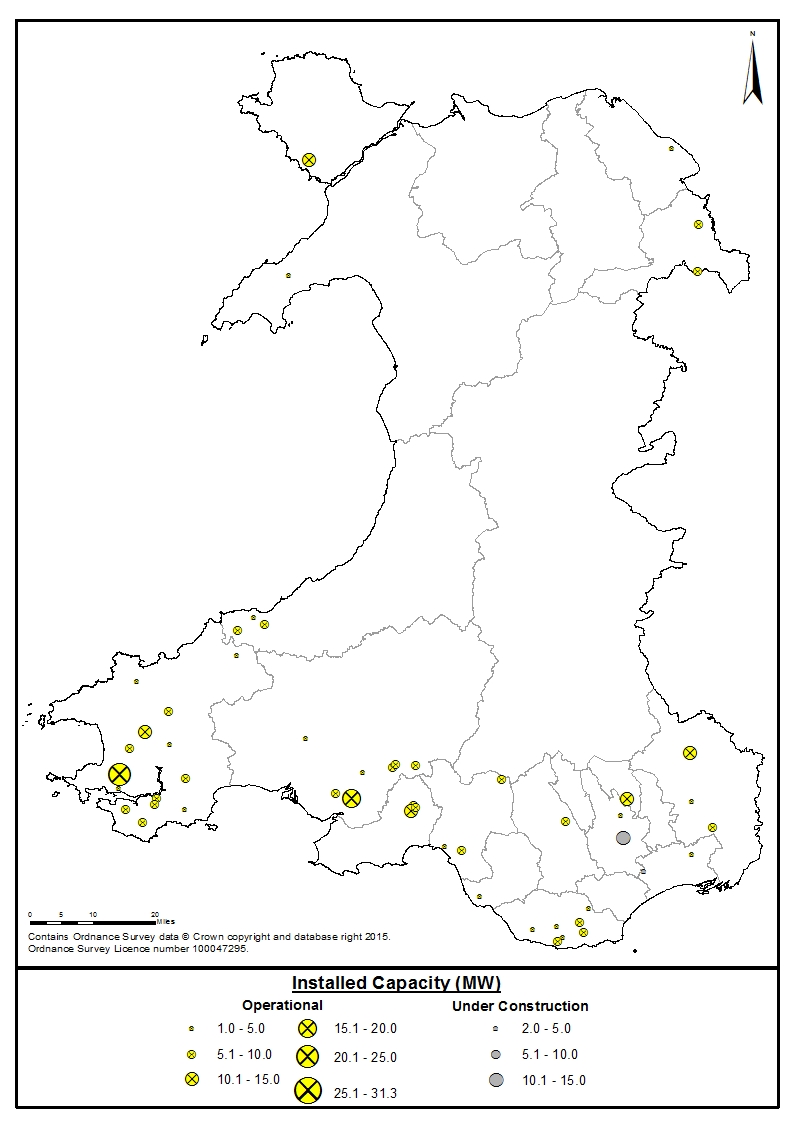 Solar Farms in Wales – new maps available